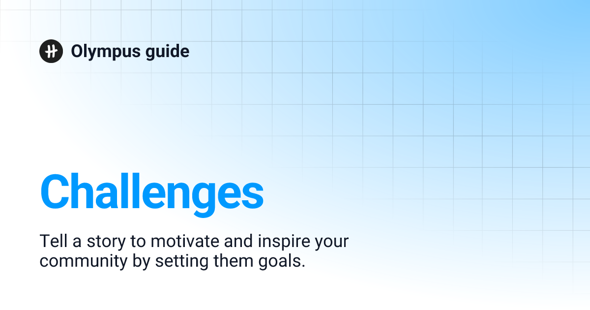 Challenges | Olympus guide